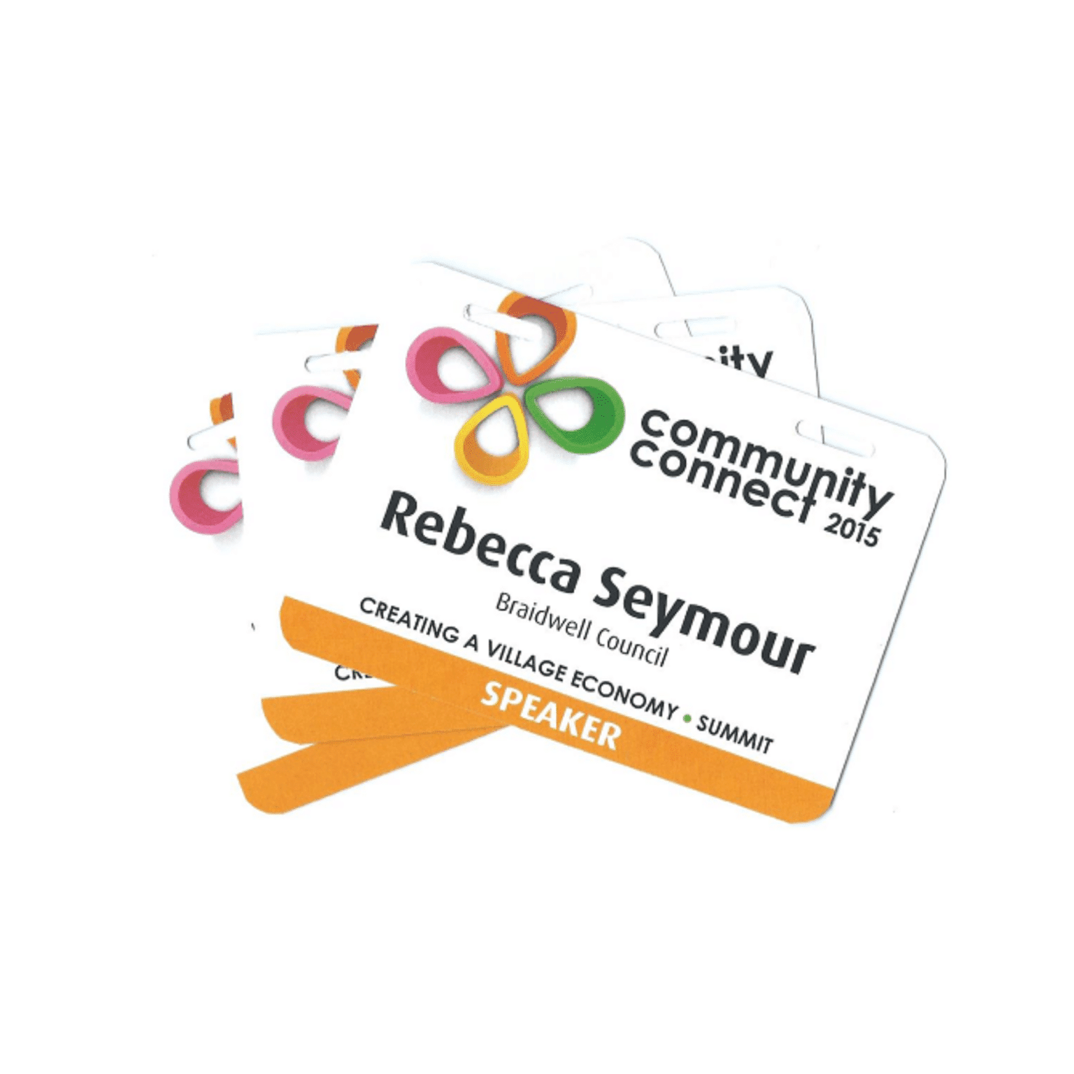 Pocketless Name Tag 105 x 74mm Landscape - EziTag